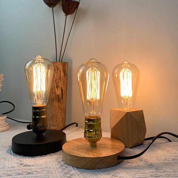 Edison Table Lamp - Etsy