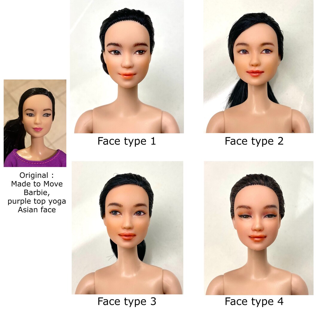 1230cm Doll Face Repainting W/ Articulated Doll Body - Etsy