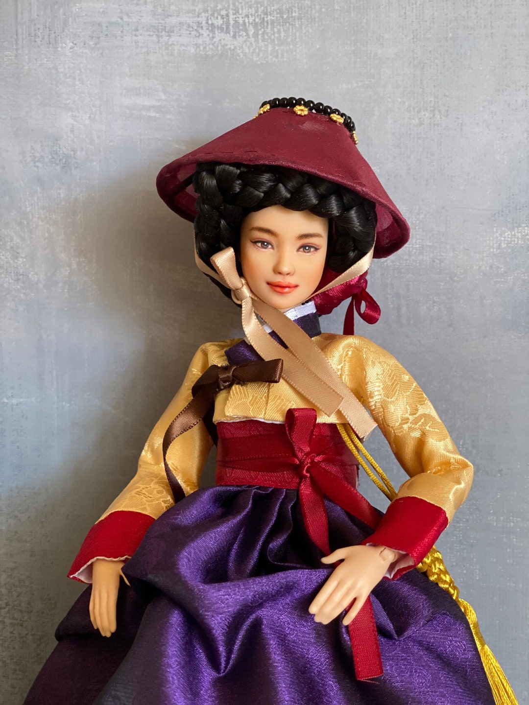 Doll Hanbok for 1230cm Doll Gisaengkorean Geisha Hanbok Set - Etsy