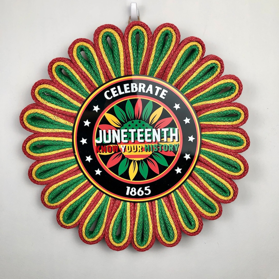 Juneteenth Wreath for Front Door, Juneteenth Decor, Celebrate ...
