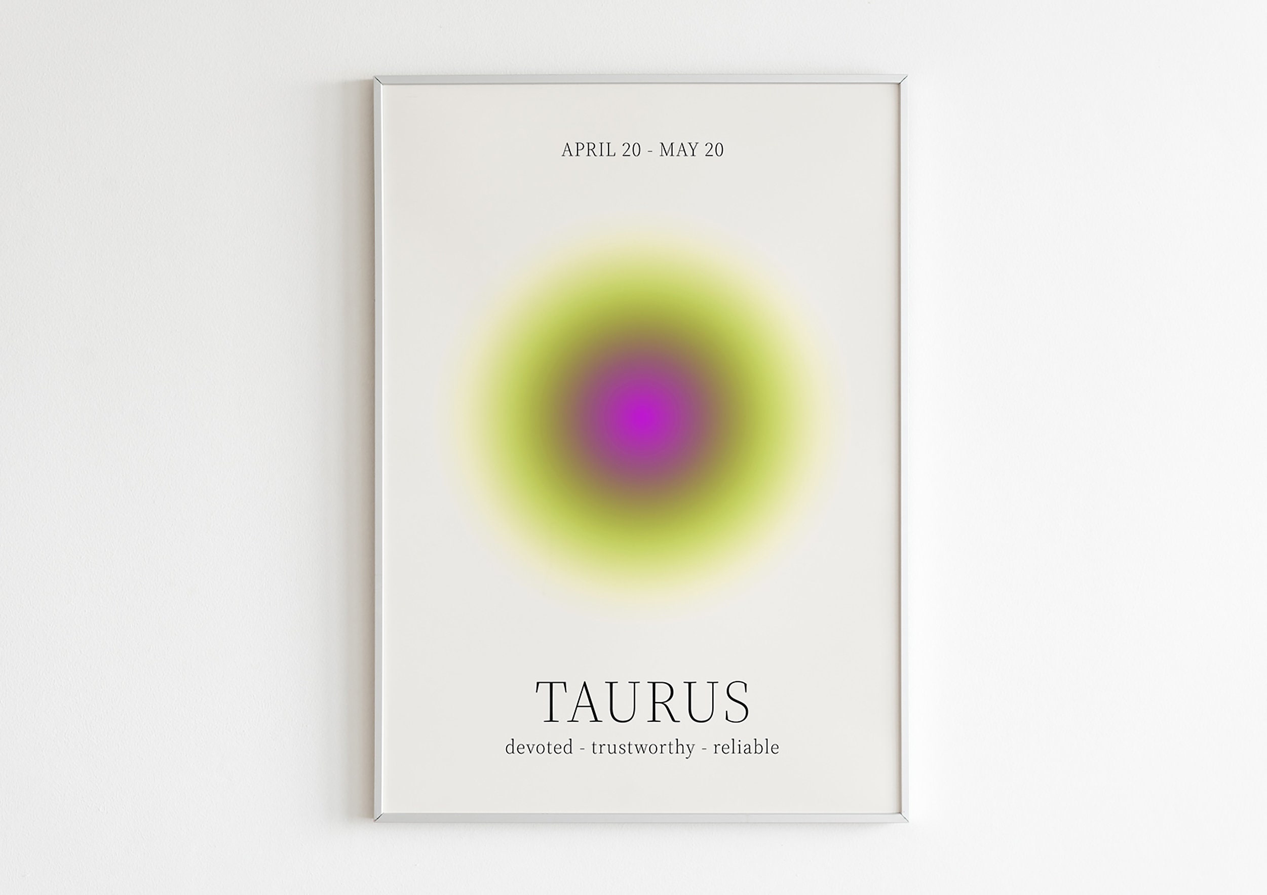TAURUS Star Sign Instant Download Print, Zodiac Art Printable Poster ...