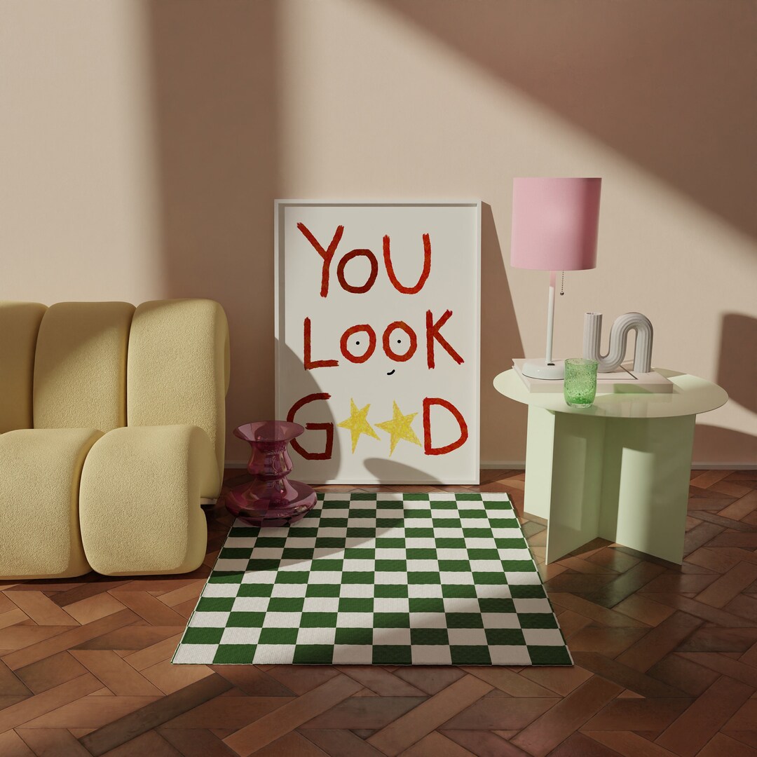 You Look Good Art Print, Retro Colorful Poster (digital Download) - Etsy