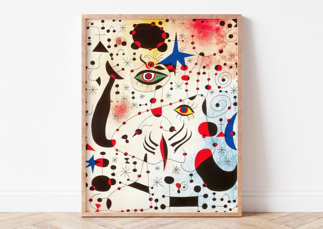 Joan Miró Abstract Art Print, Ciphers and Constellations (digital ...