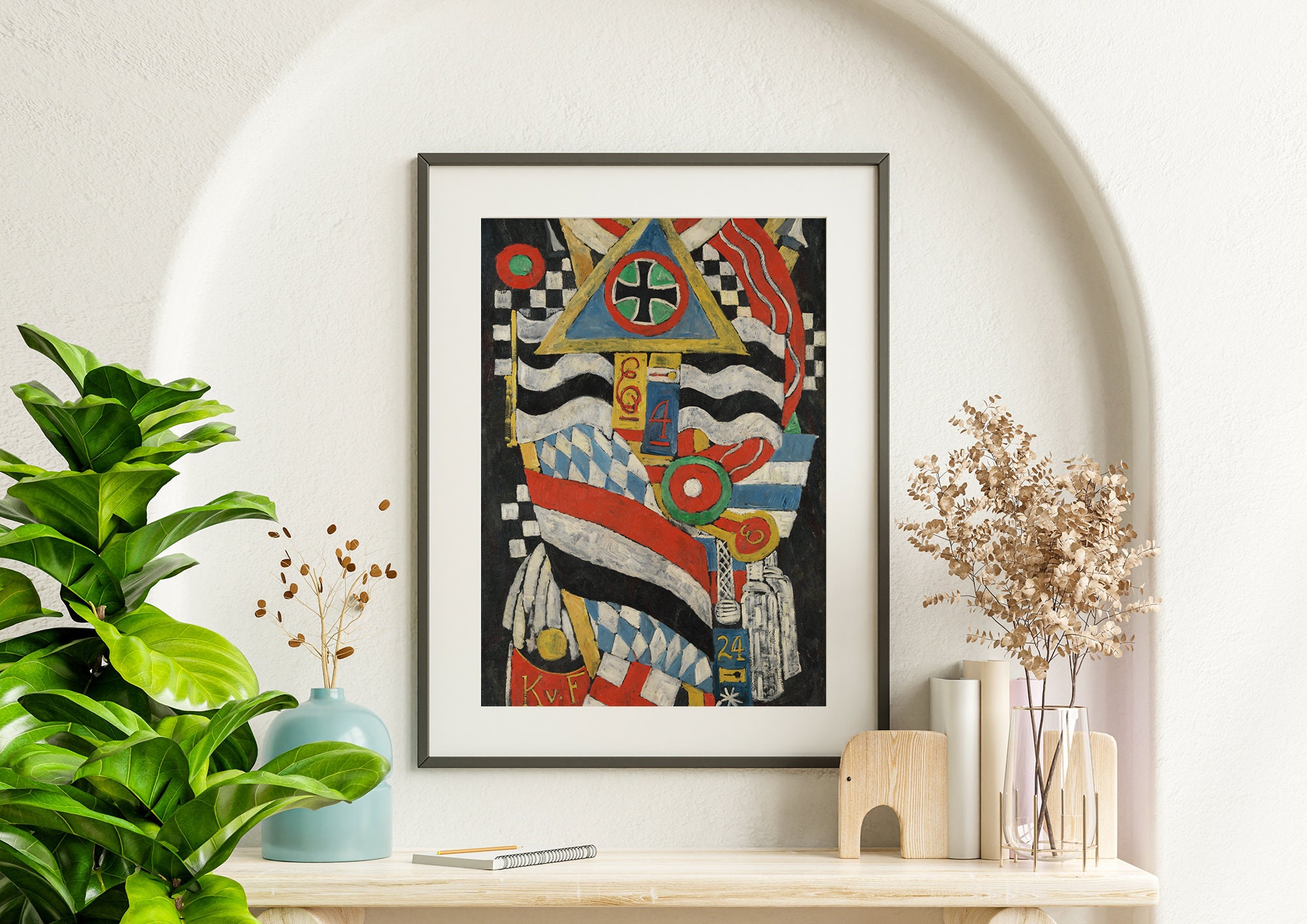 Marsden Hartley, Portrait of a German Officer, Boho Art Print (digital ...