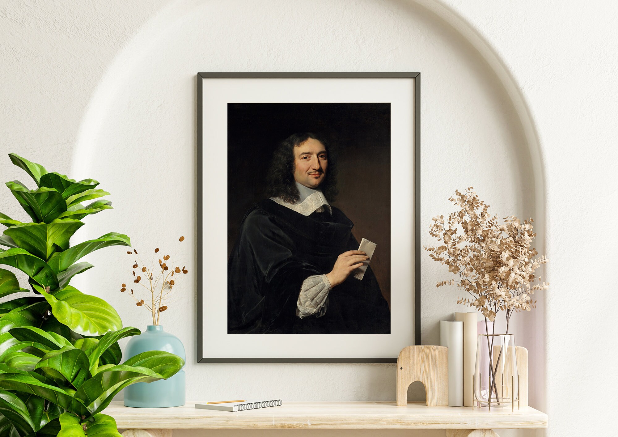 Jean Baptiste Colbert, Printable Oil Painting, Wall Art Vintage Digital ...