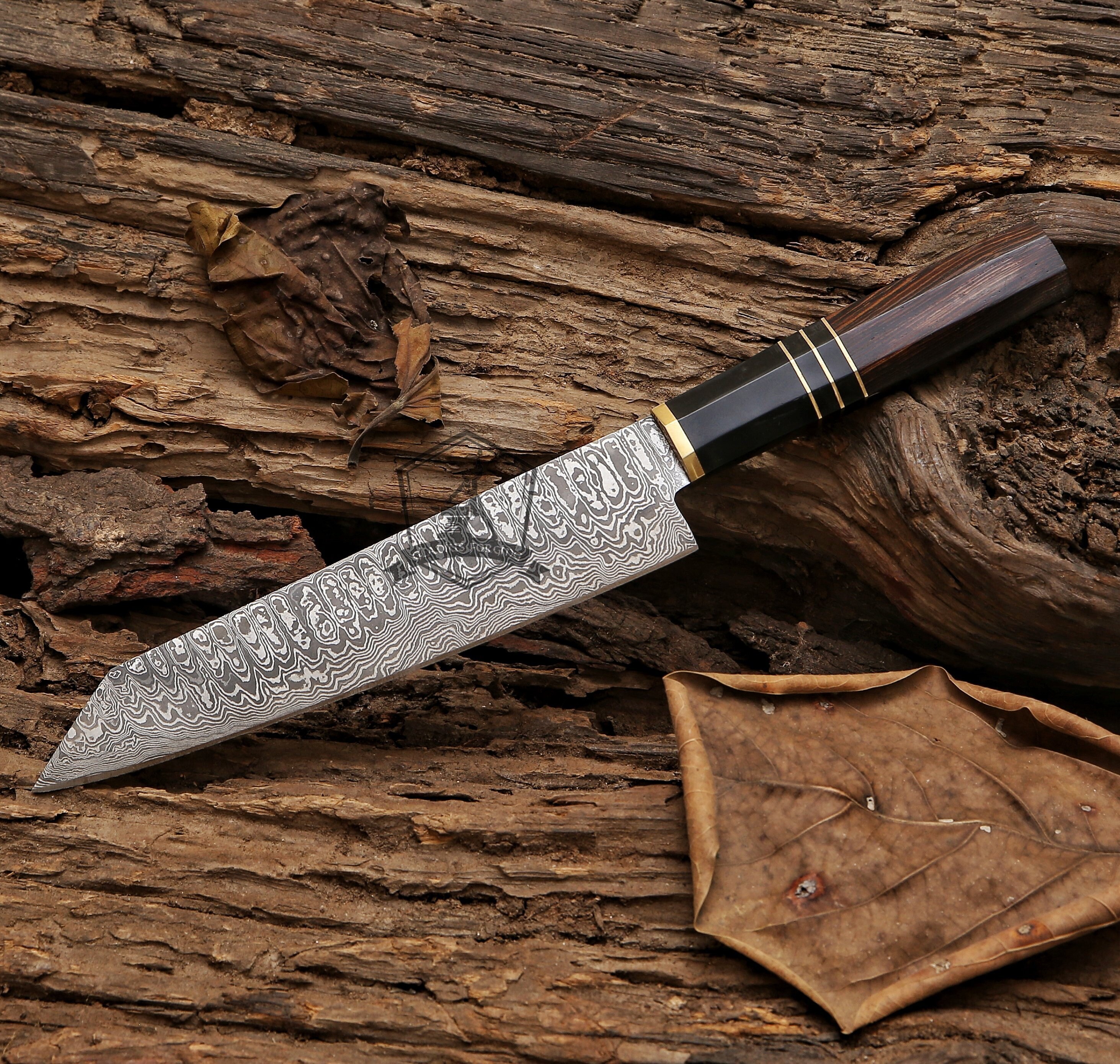 Custom Chef Knife Damascus Kitchen Knife Knife Gift Gift - Etsy