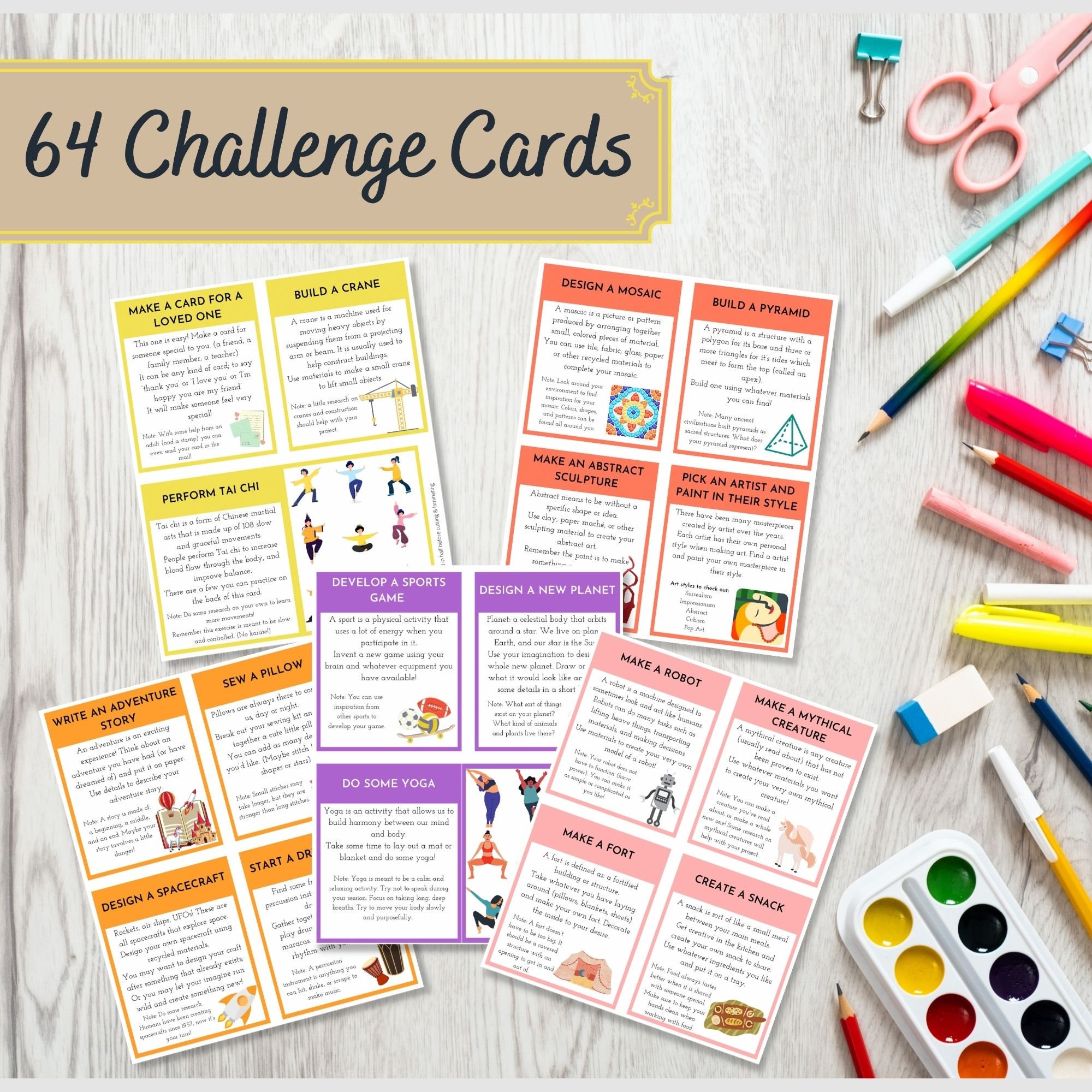 Challenge Cards | S.T.E.M Cards | Flashcards | Educational | Classroom ...