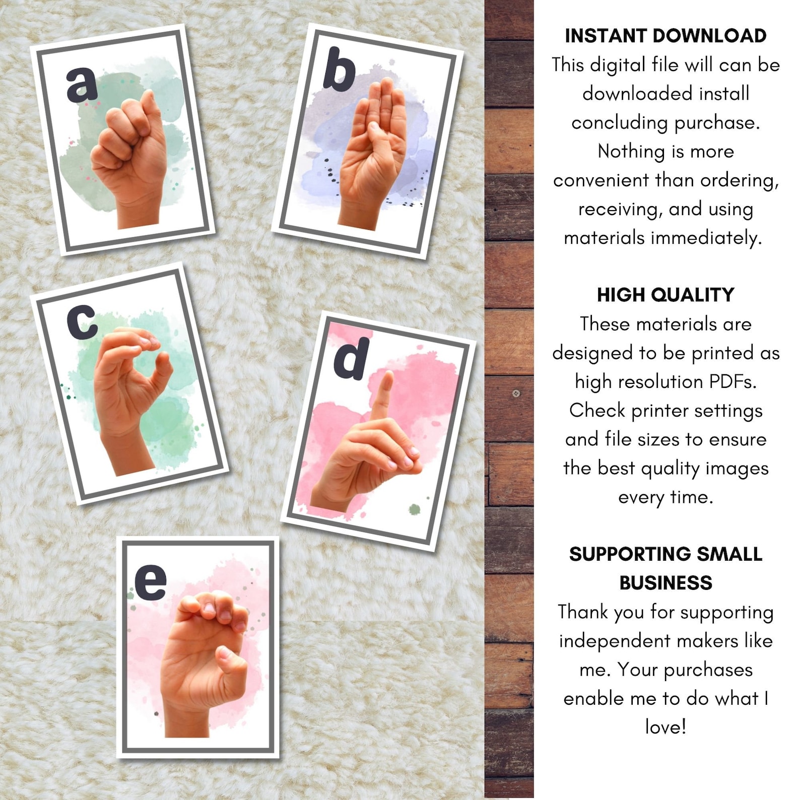 ASL Flash Cards | Sign Language Cards | Education | Language | American ...