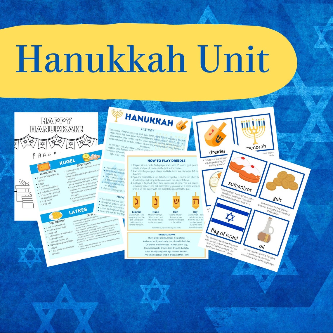 Hanukkah Unit | Winter Around the World | Culture | Education ...