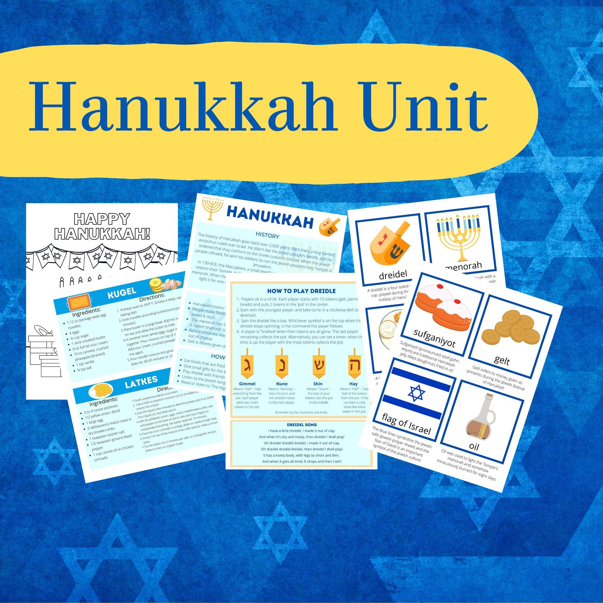 Hanukkah Unit | Winter Around the World | Culture | Education ...