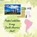 Landmarks of South America Postcards Geography Cards Educational Game ...