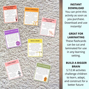 Challenge Cards | S.T.E.M Cards | Flashcards | Educational | Classroom ...