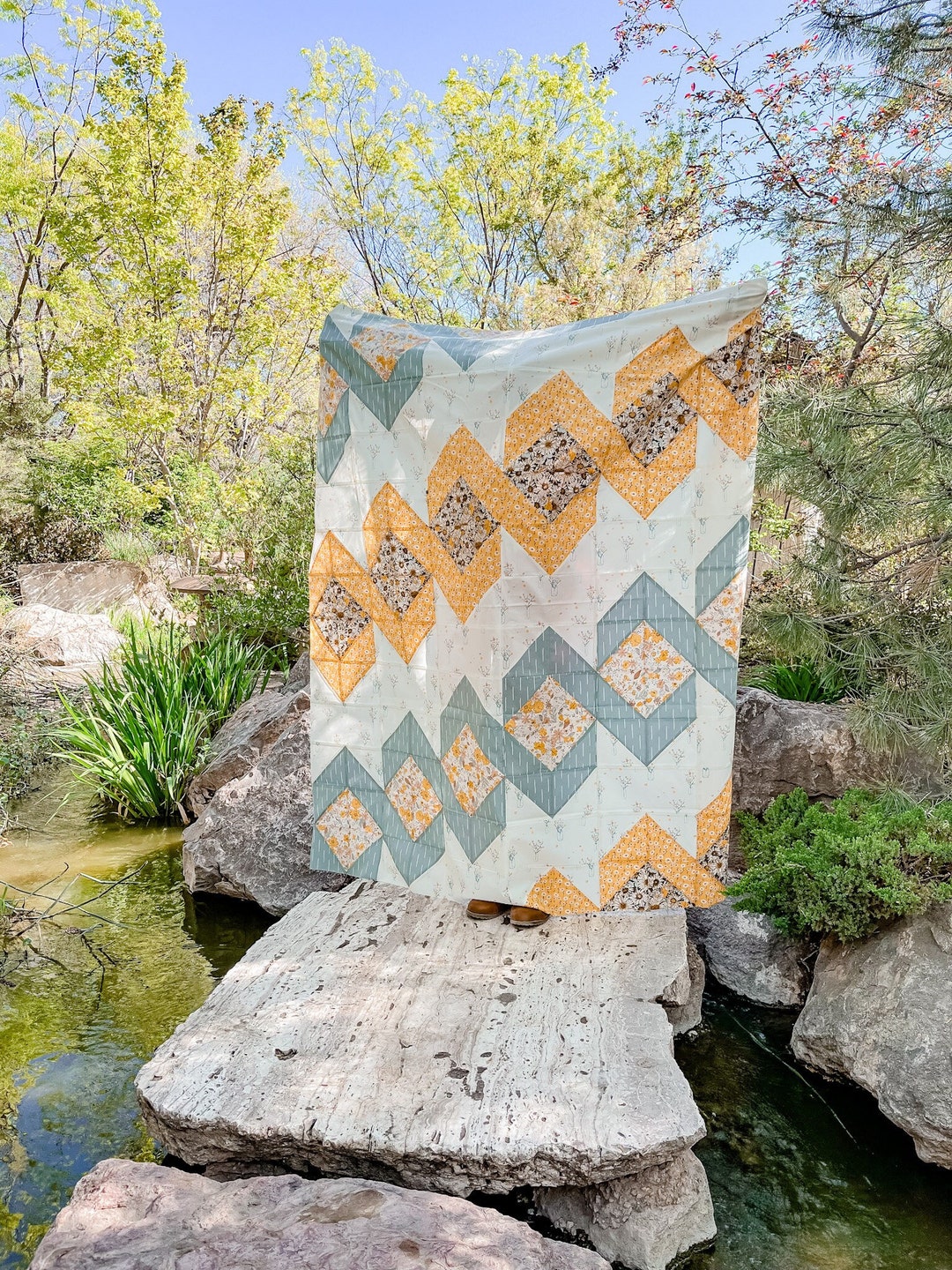 Daisie Chains Quilt Pattern - PDF DOWNLOAD - Etsy