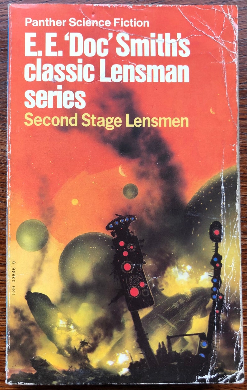 E. E. 'doc" Smith, "second Stage Lensman" Vintage Paperback Book 1970s ...