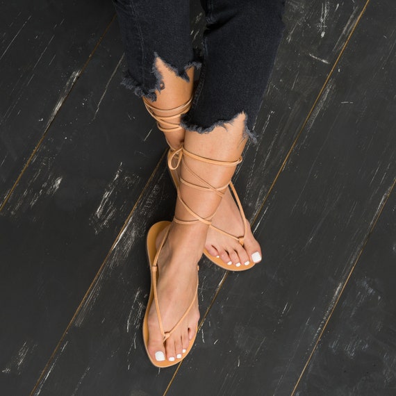 Sandals Greek Leather Roman Sandals Ancient Greek Sandals - Etsy