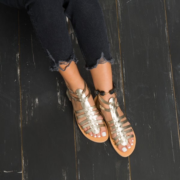 Leather Sandals - Etsy