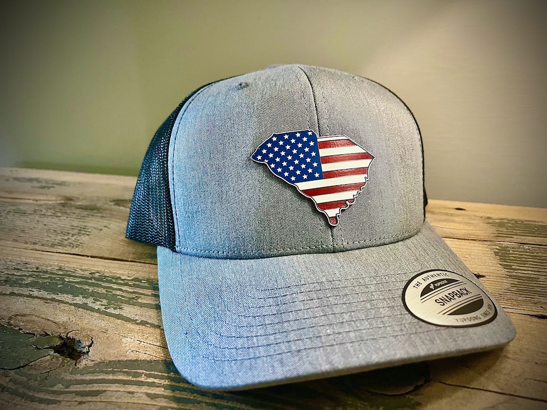South Carolina | American Flag Hat - Etsy