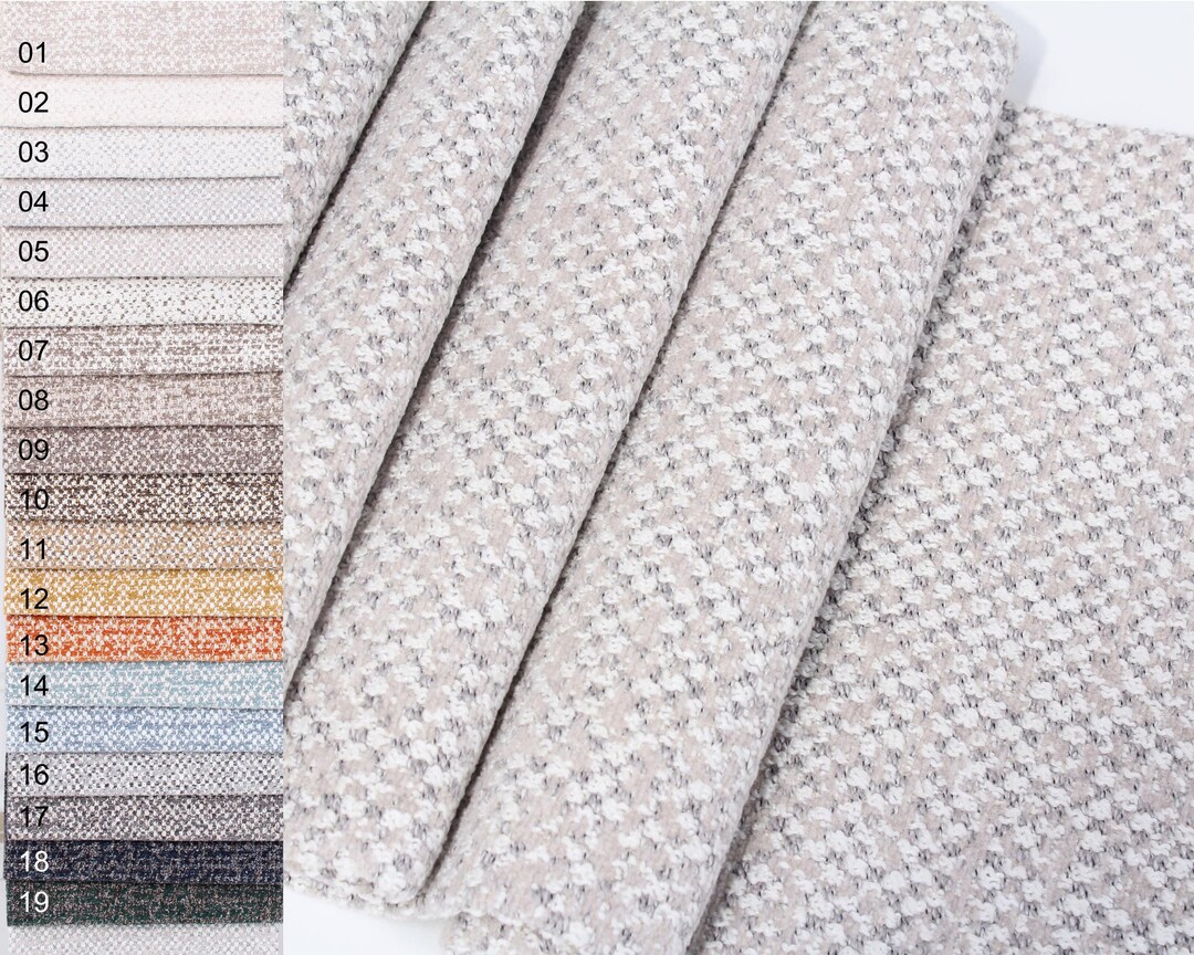 Soft Touch Linen Blend Upholstery Fabric: 55" Wide, Durable Home Decor ...