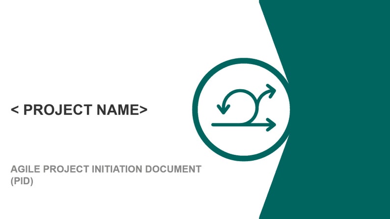 Project Management - Project Initiation Document (PID) - Dark Teal ...