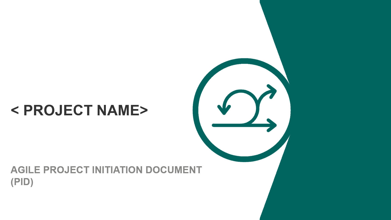 Project Management - Project Initiation Document (PID) - Dark Teal ...