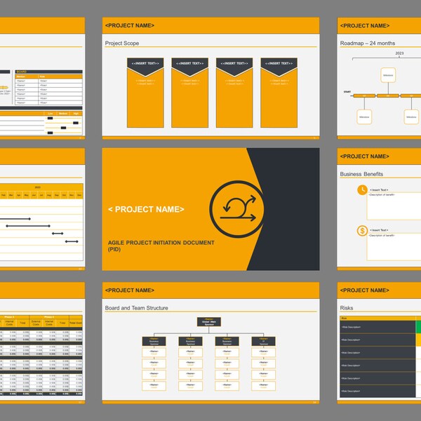 Project Charter Template - Etsy