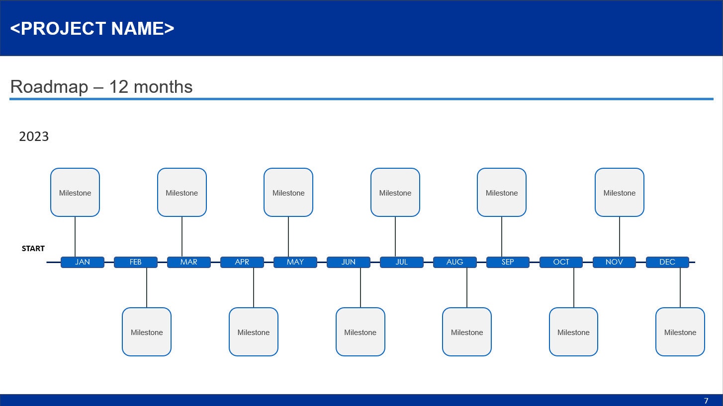 Project Management - Project Initiation Document (PID) - Blue Scheme ...