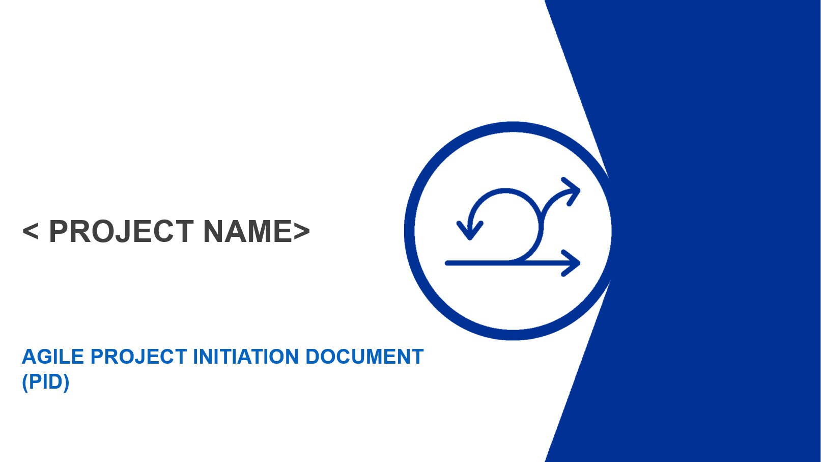 Project Management - Project Initiation Document (PID) - Blue Scheme ...