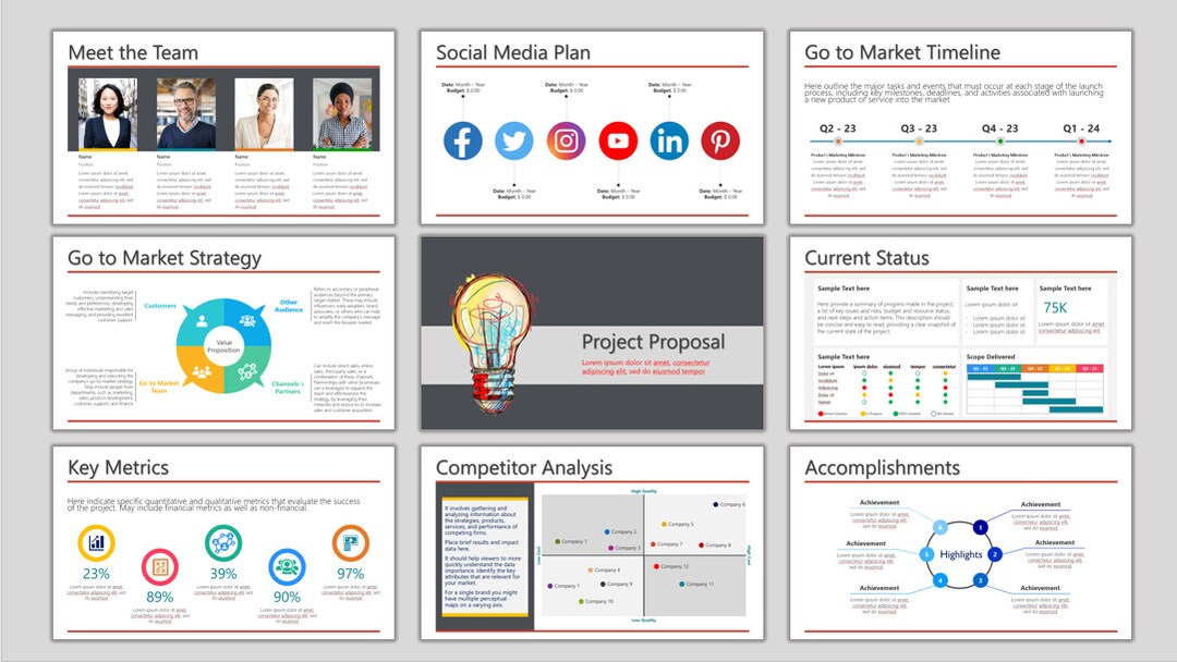 Project Management - Project Proposal - 100% Editable Professional ...
