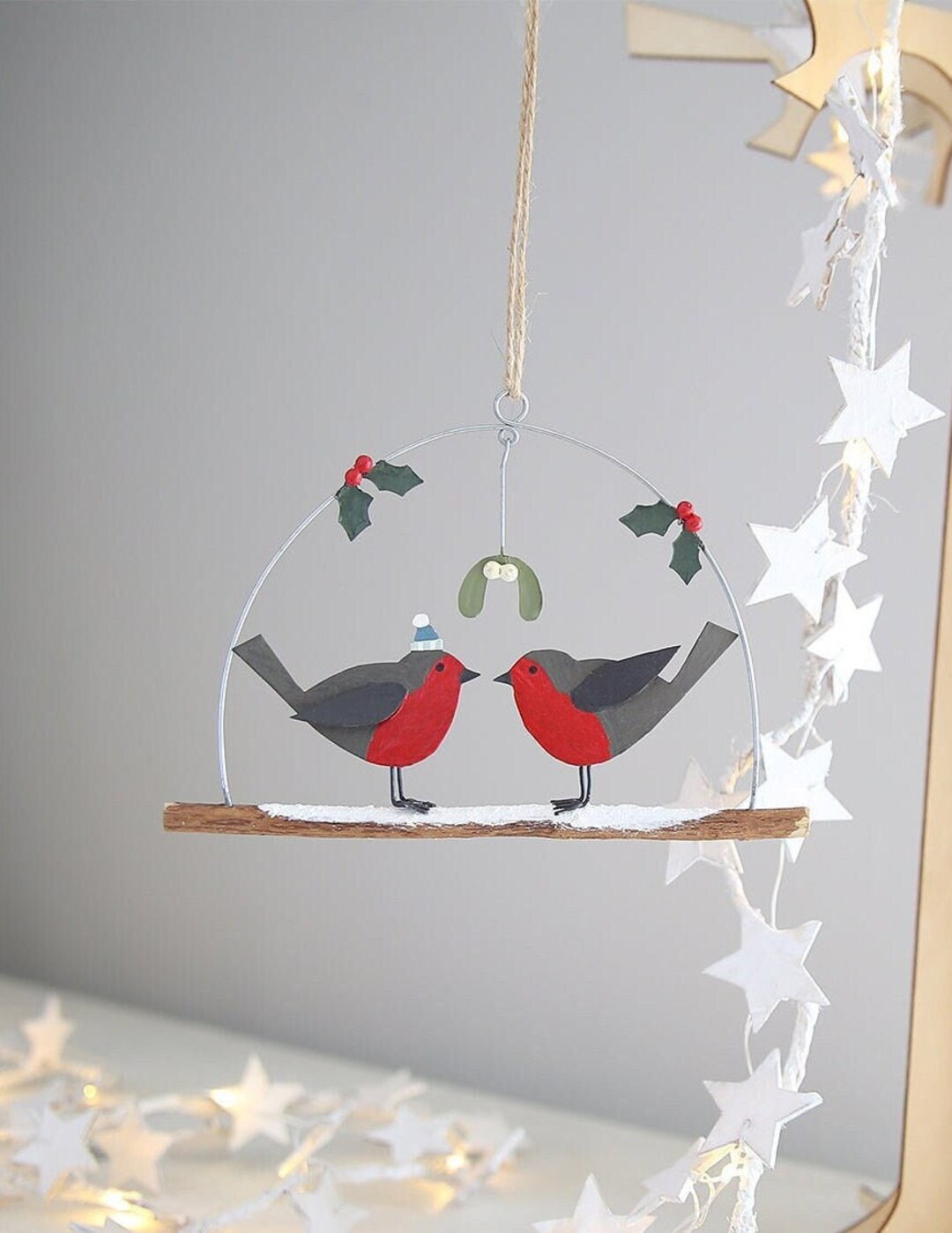 Robin Romance Hanging Decoration - Etsy