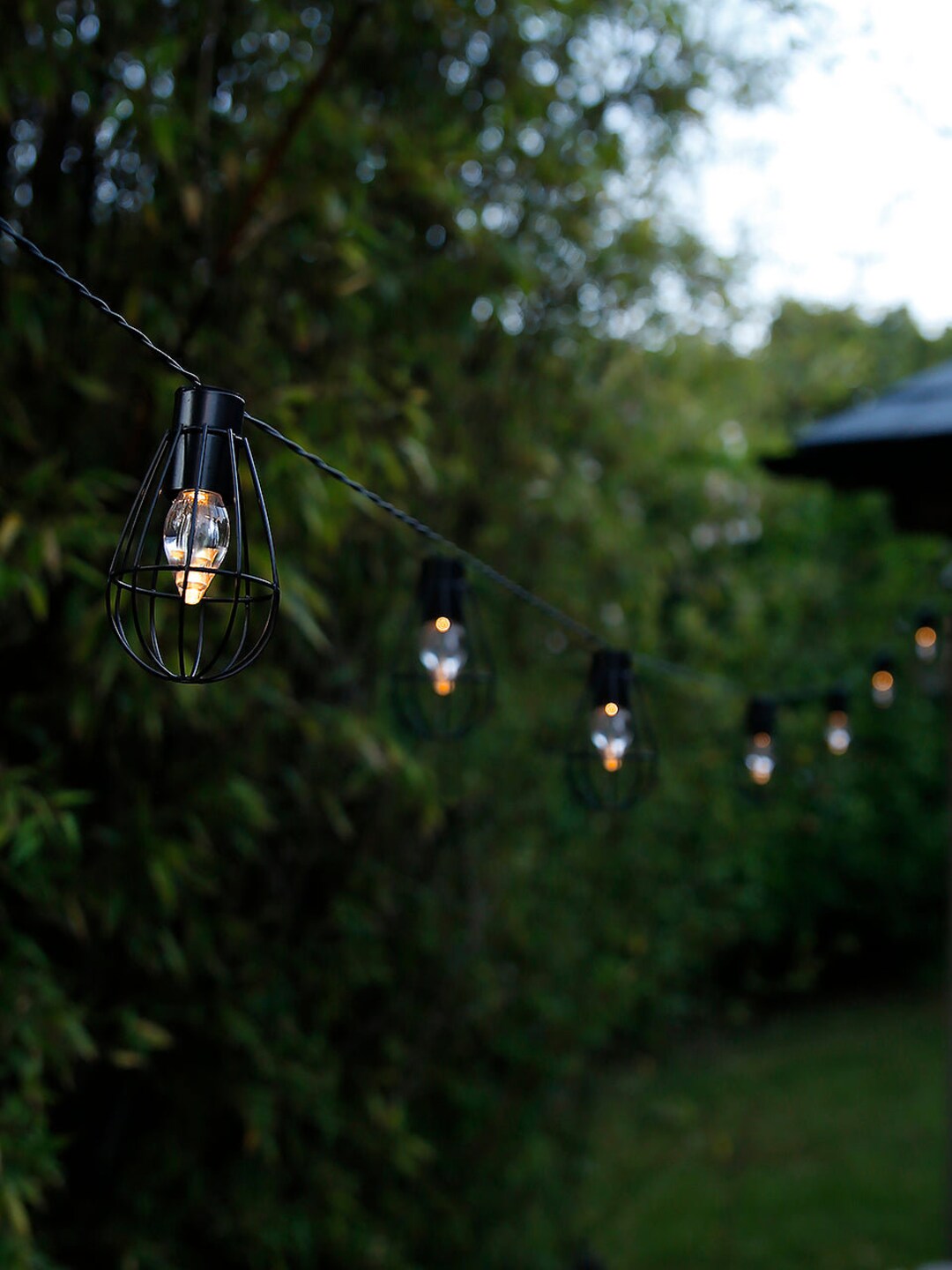 Solar Cage Teardrop Festoon Lights - Etsy UK