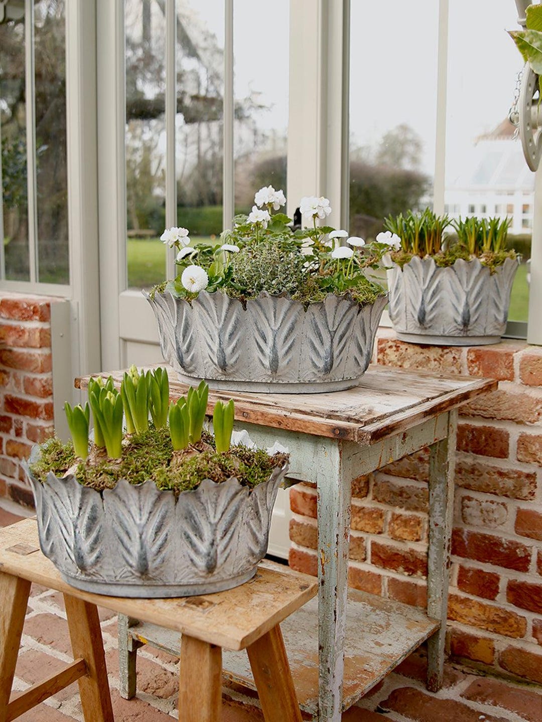 Leaf Metal Planter - Etsy
