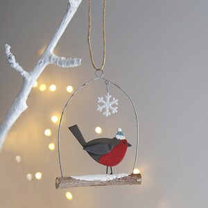 Robin Romance Hanging Decoration - Etsy