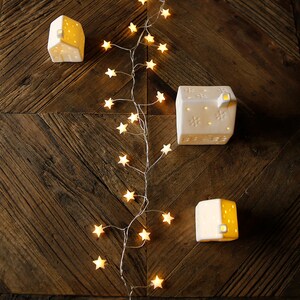 White Star Light Garland - Etsy