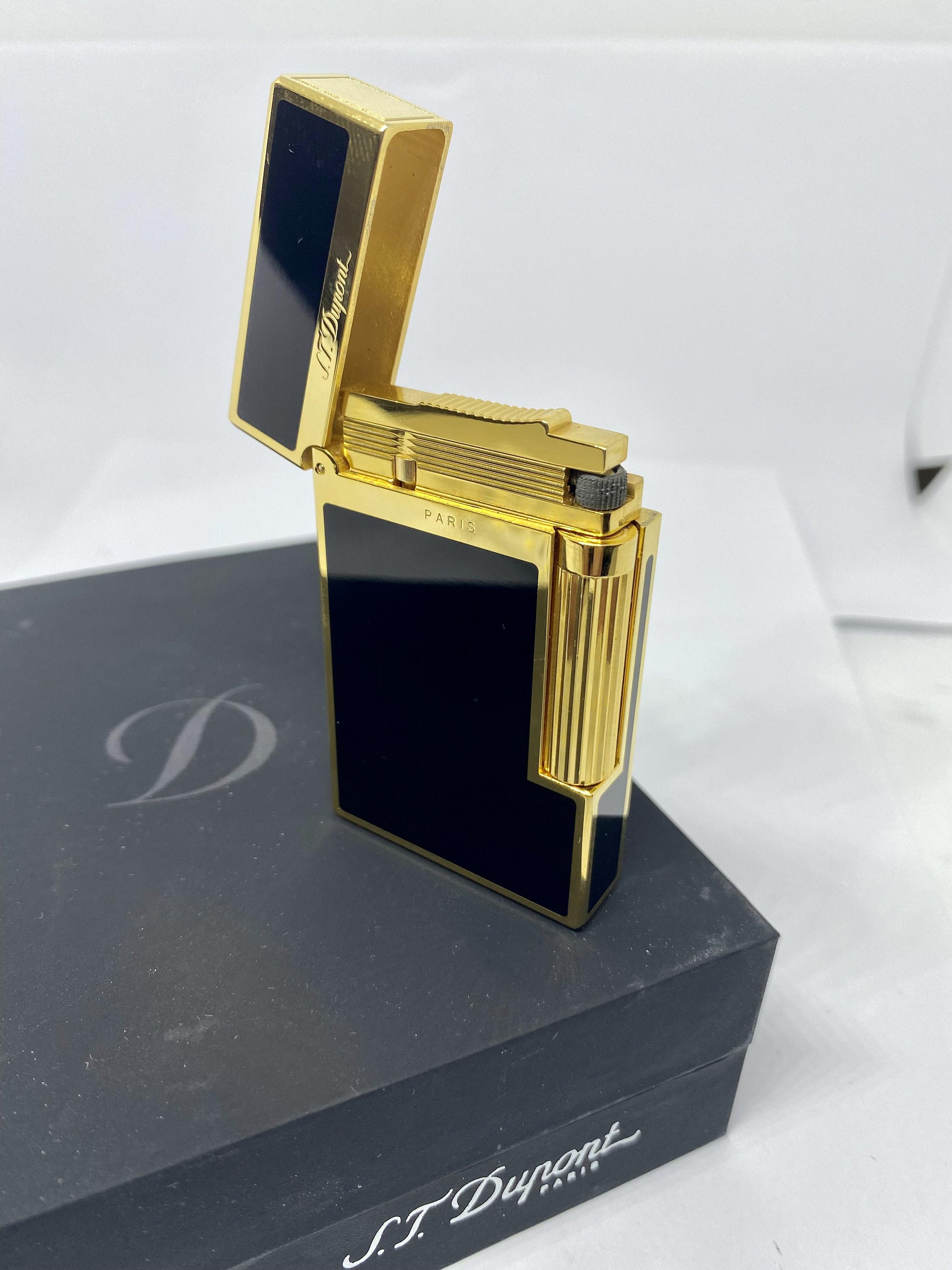 Amazing Gold Collectable St. Dupont Paris Vintage Ligne 2 Gas Lighter ...
