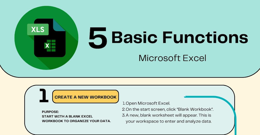 Beginner-friendly Microsoft Excel Guide: 5 Easy Step-by-step Tutorials ...