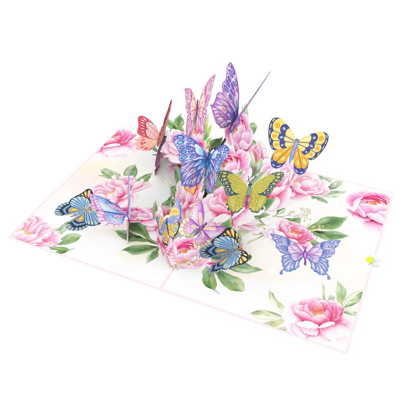 Spring Butterflies 3dpop up Card Birthday Card 3D Popup - Etsy