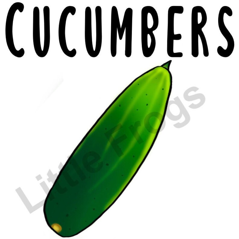 Cucumbers Garden Marker Garden Marker DIY Garden Sign Vegetable Garden ...