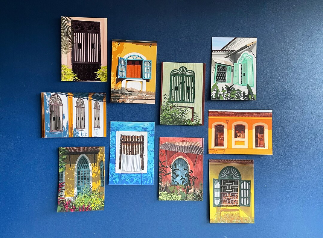 Goan Windows - Postcard Package (10) - Etsy