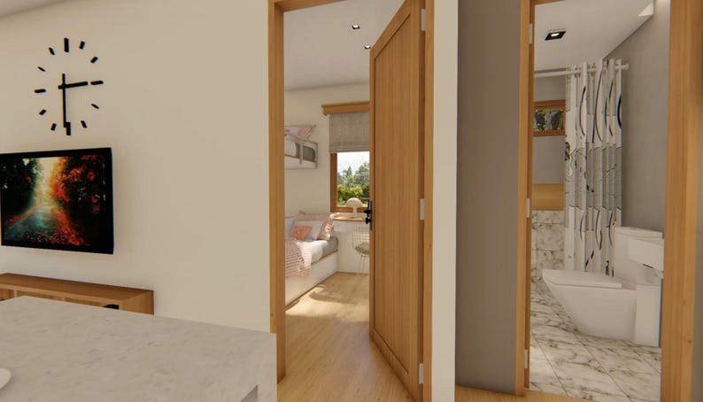 334 Square Feet Small and Simple House Plan With Porch | Basic Floor ...