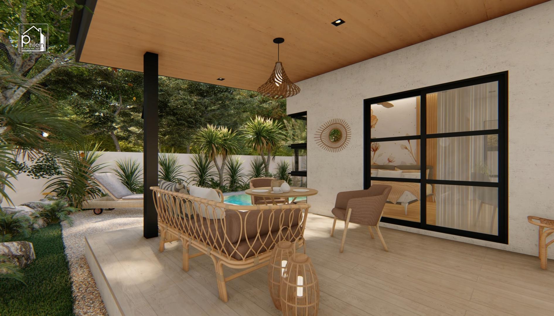 20 Square Meter Studio Home Plan: Airbnb Rental, Elevations & Sections ...