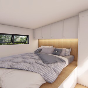 Cute Tiny House Plan 26 Sqm With Porch and Loft Basic Floor Plan 4 ...