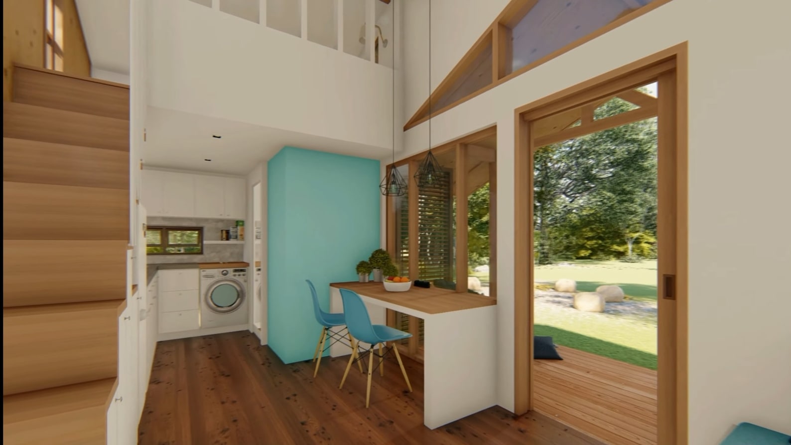 26 Sqm. Tiny House Plan with Loft Bedroom & Porch Basic - Etsy Australia