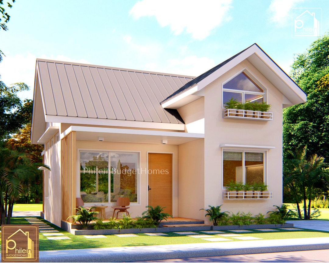 Spacious Small Family House Design with 1-bedroom, Loft Bedroom Basic ...