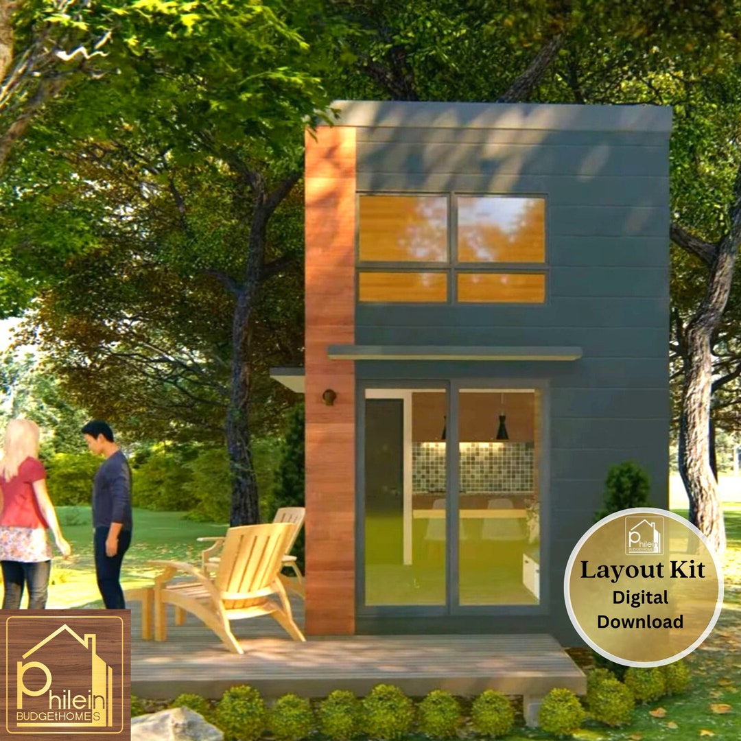 Tiny House Plan 3 X 5.5m PDF Download - Etsy