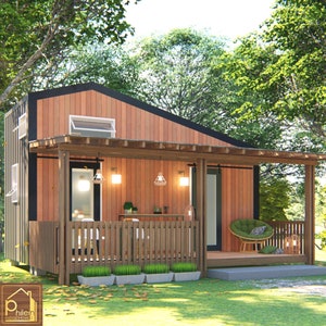 18x20 Modern Tiny Home Plans Small Tiny House Blueprints - Etsy Canada