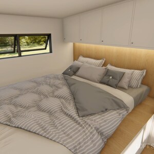 26 Sqm Tiny House Plan with Porch and Loft Basic Floor Plan, With ...