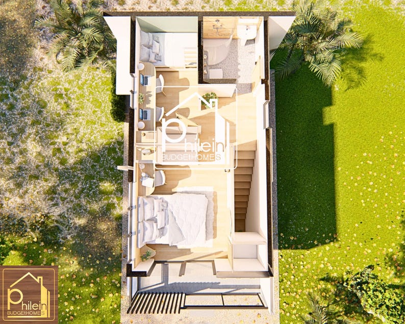 Elegant Urban House Design 60sqm With 3 Bedroom Basic Floor Plan 4 ...