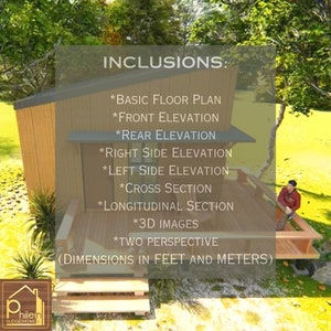 258 Sq. Ft. Tiny House Design 3 X 5.5m Layout Kit basic Floor Plan ...