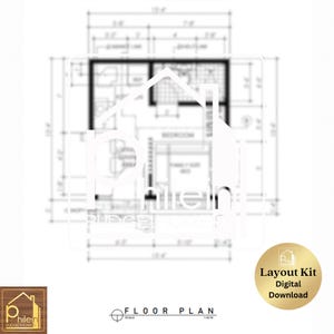 Small House Plan: 16 Square Meter, 1 Bedroom - Basic Floor Plan ...
