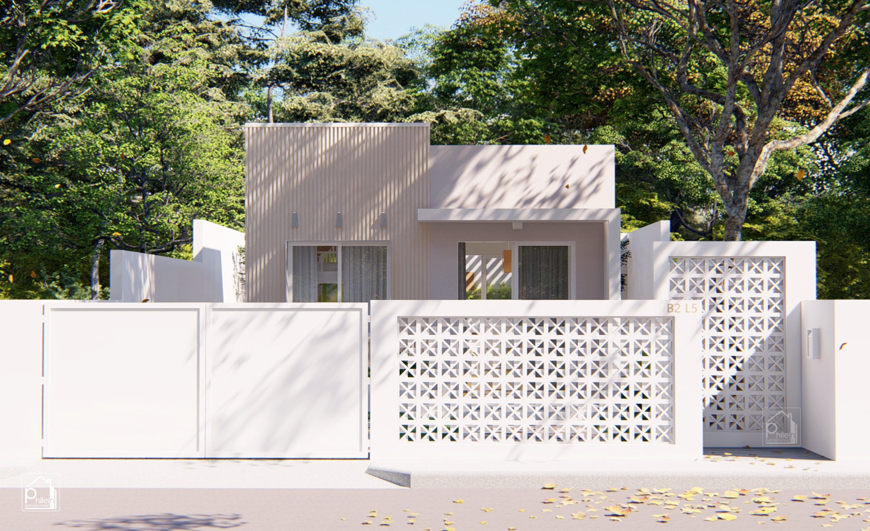 Small Modern Minimalist House 27sqm, 1 Bedroom Small House, Floor Plans ...
